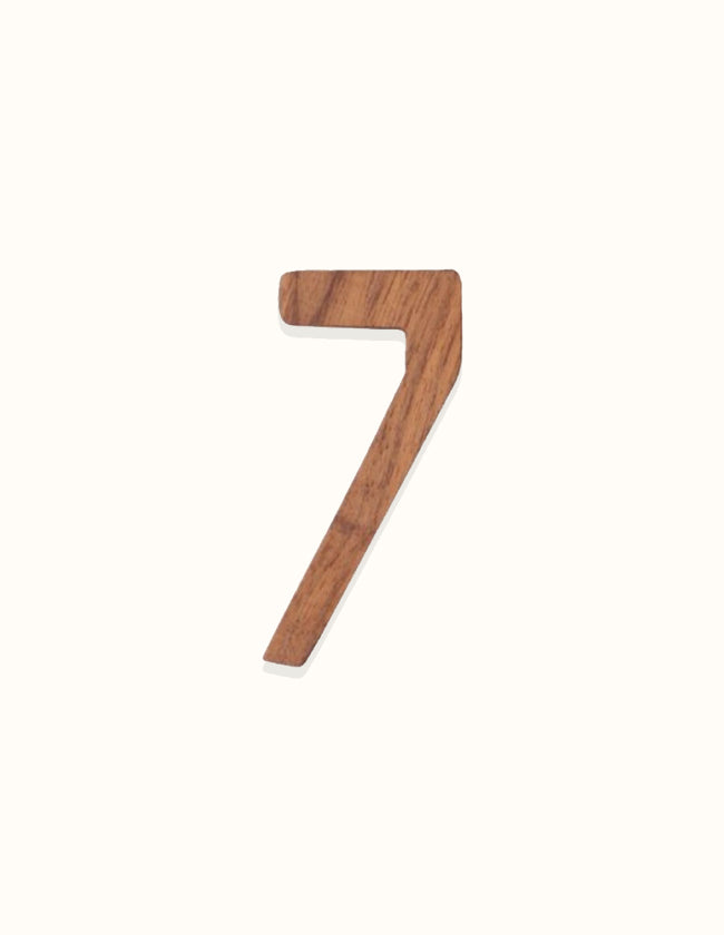 Chiffre Sept en Bois | Wood Collection