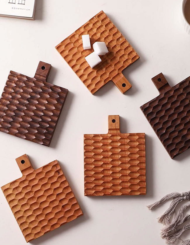 Dessous de Verre Artisanal | Wood Collection