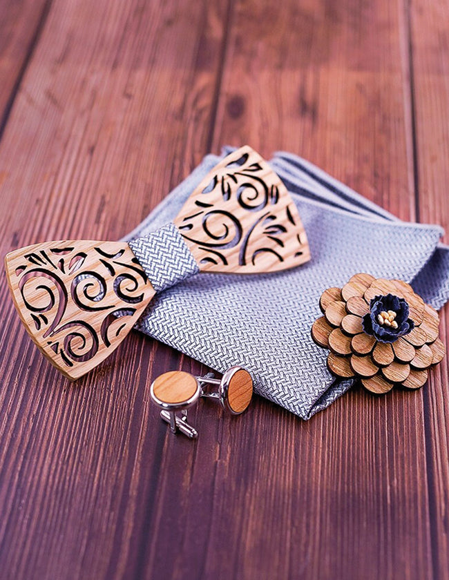 Coffret Nœud Papillon Original en Bois | Wood Collection