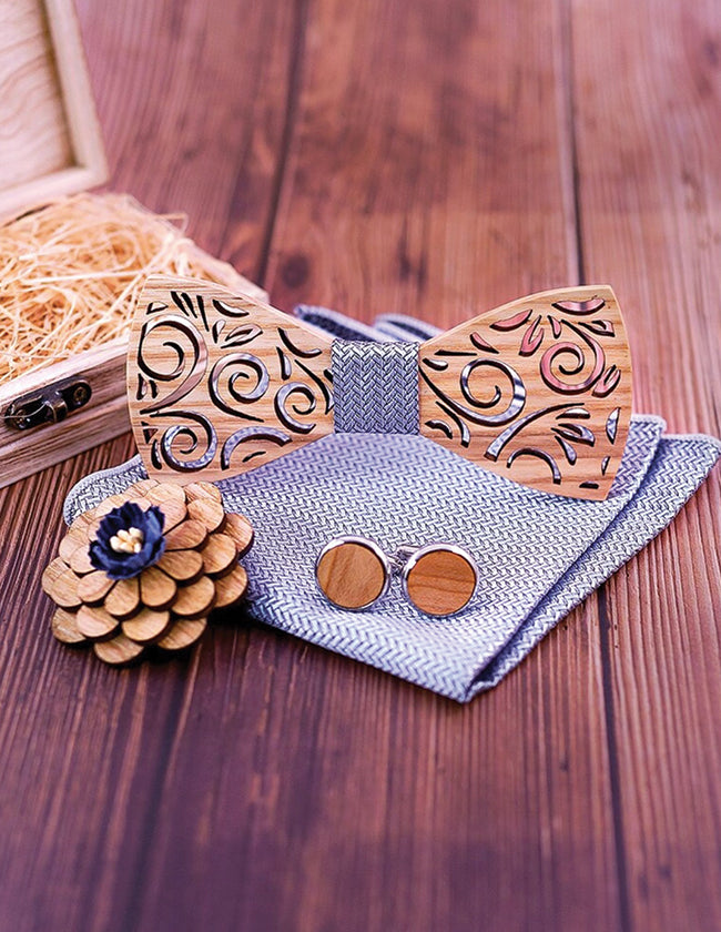 Coffret Nœud Papillon Original en Bois | Wood Collection