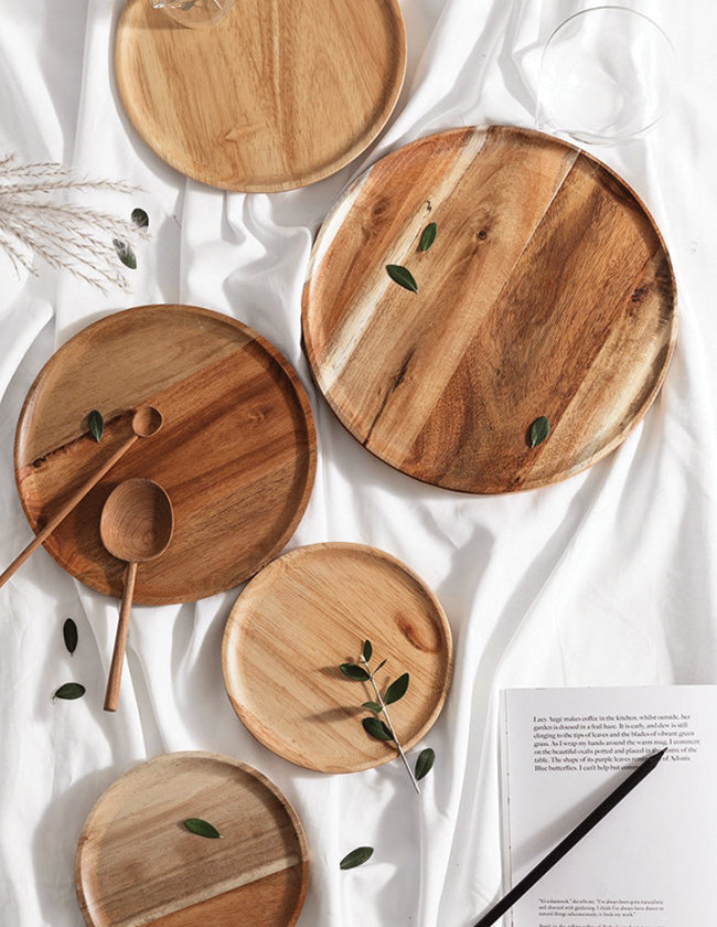 Plateau Rond en Bois | Wood Collection