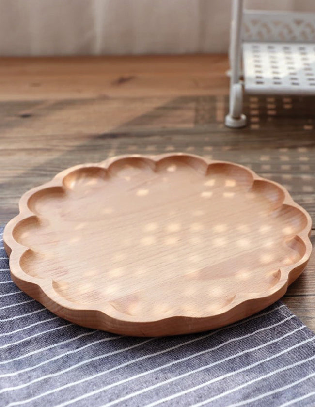 Plateau de Service en Bois Naturel | Wood Collection
