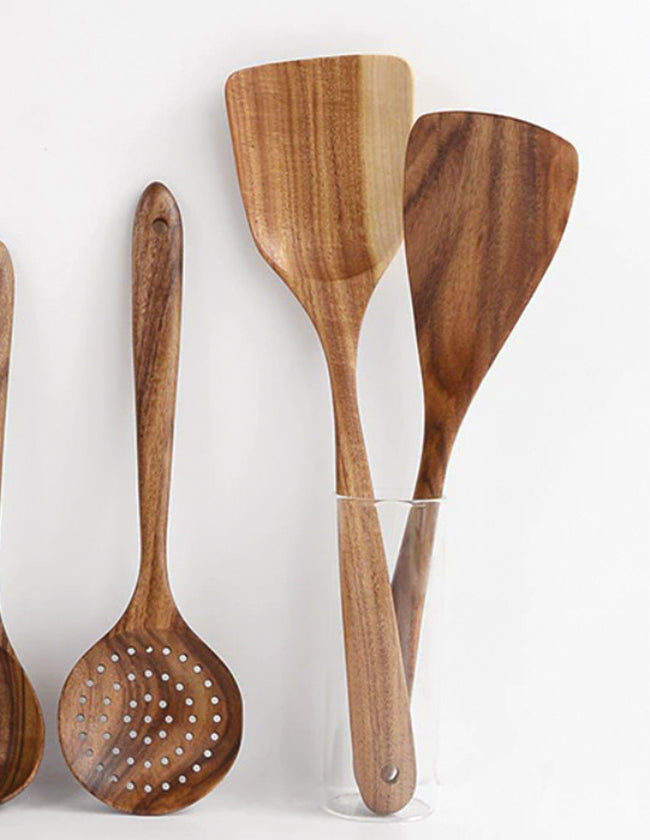 Spatule en Bois Coudée | Wood Collection